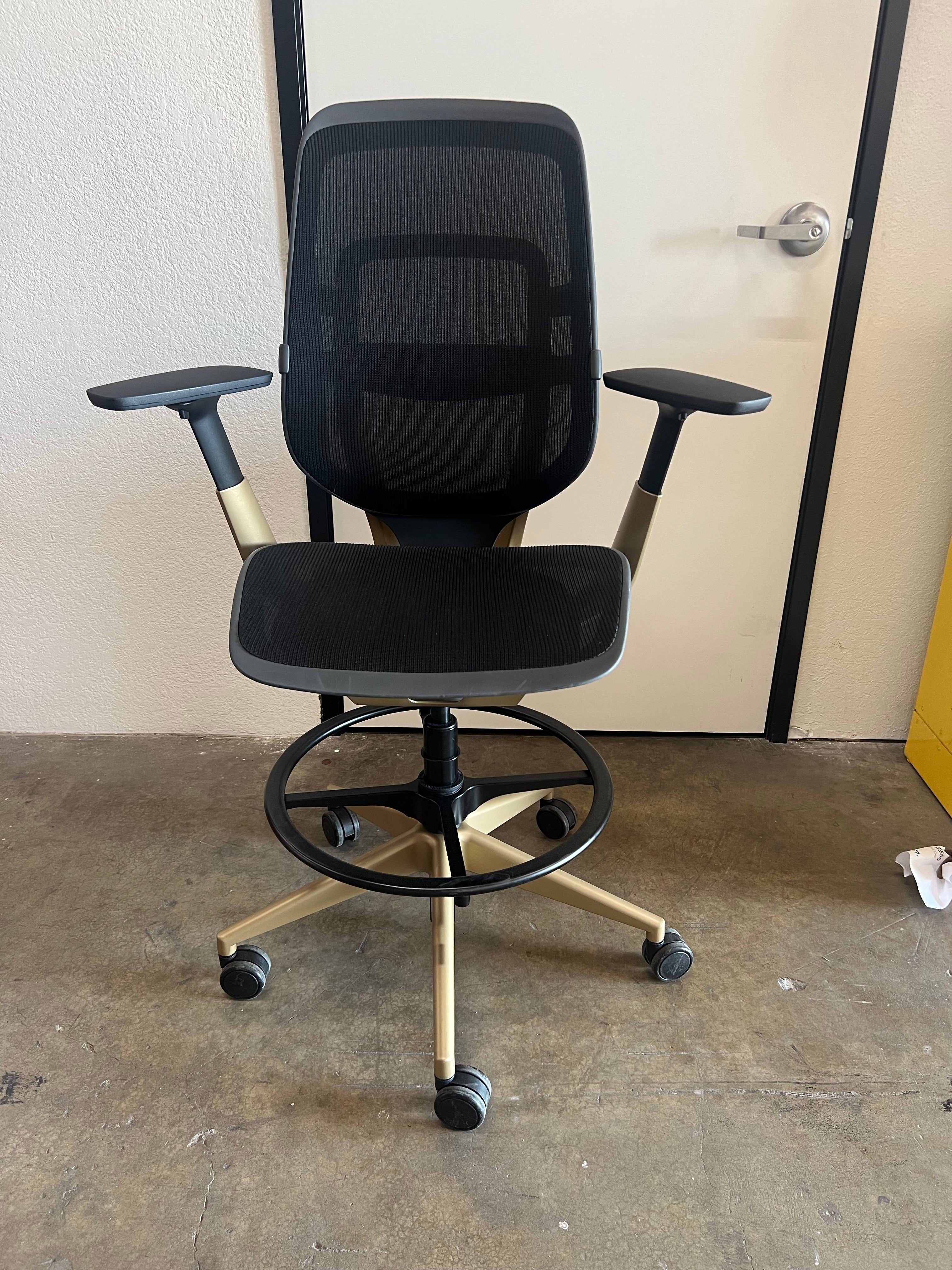 Pre Owned Steelcase Karman Drafting Stool - Office Furniture - Black ...
